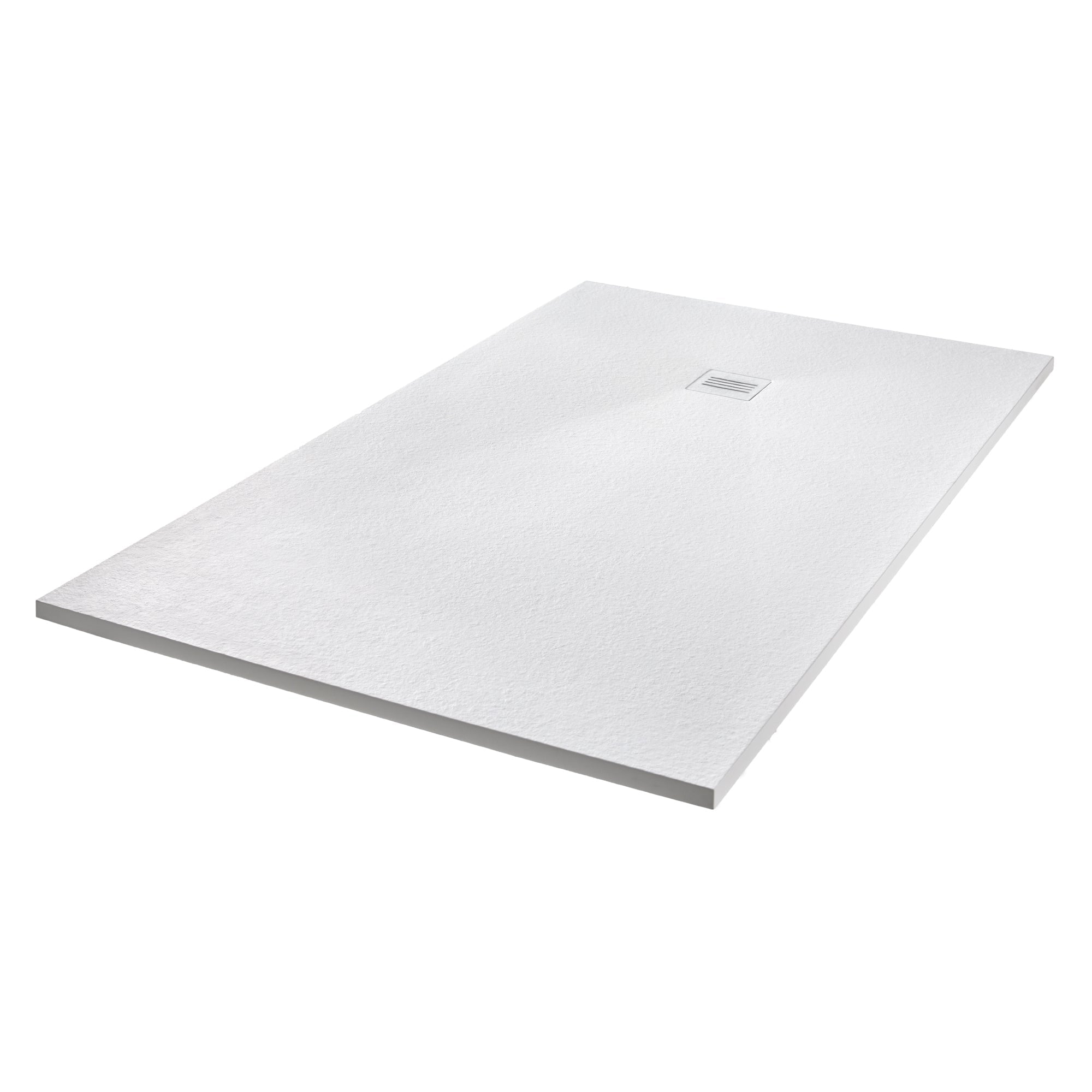 60" x 30" Low Profile ERASTONE Rectangular Shower Base with offset dra