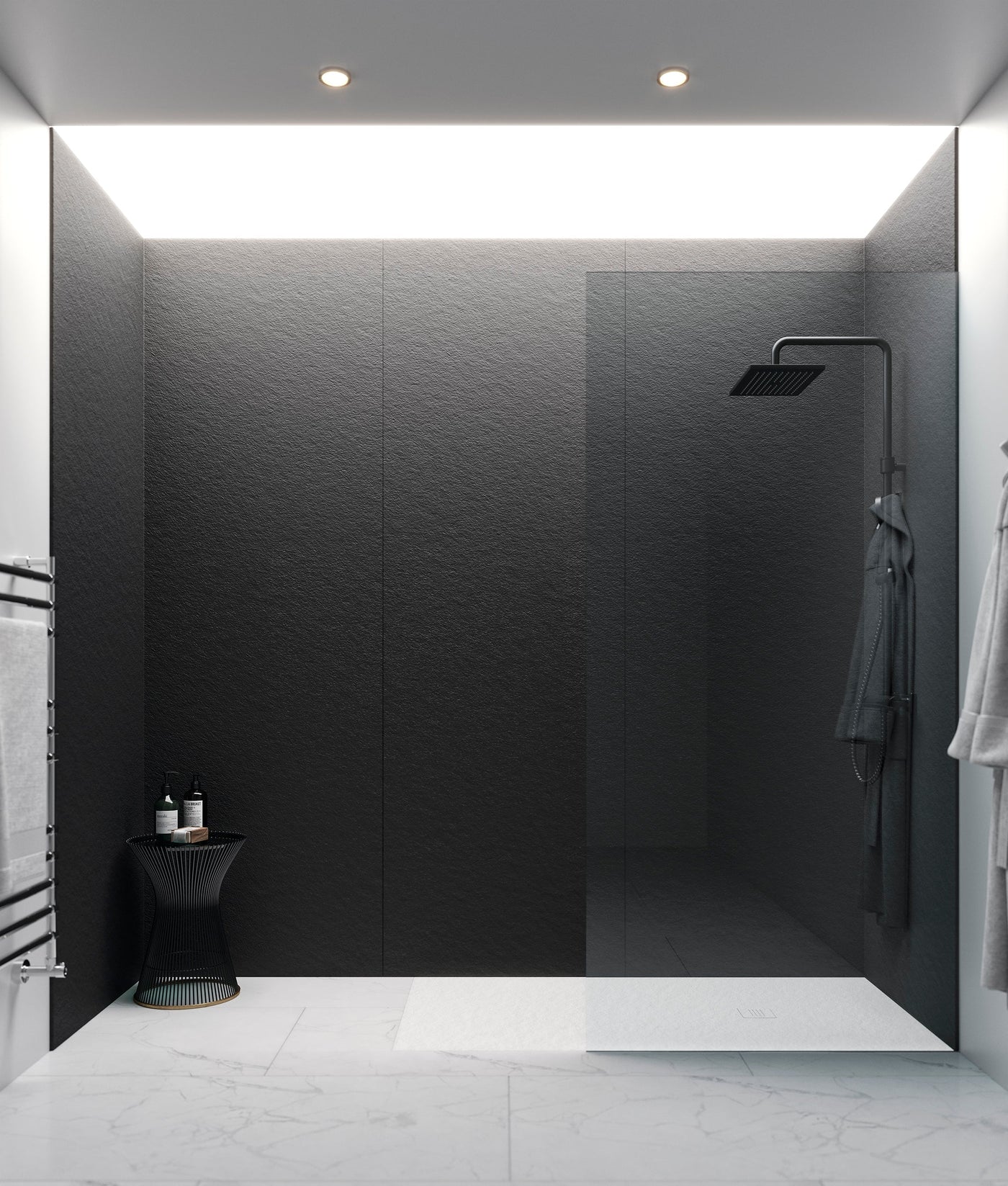 24" x 94.5" STONE SHOWER WALL PANEL