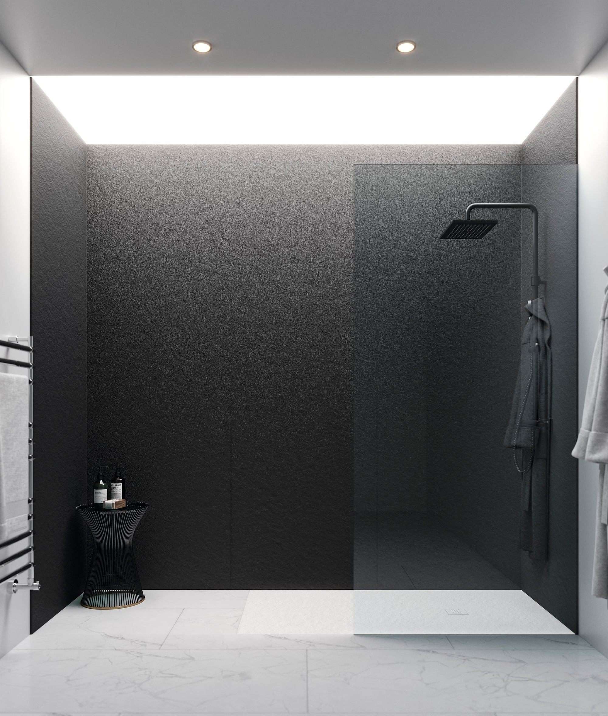 32" x 94.5" STONE SHOWER WALL PANEL